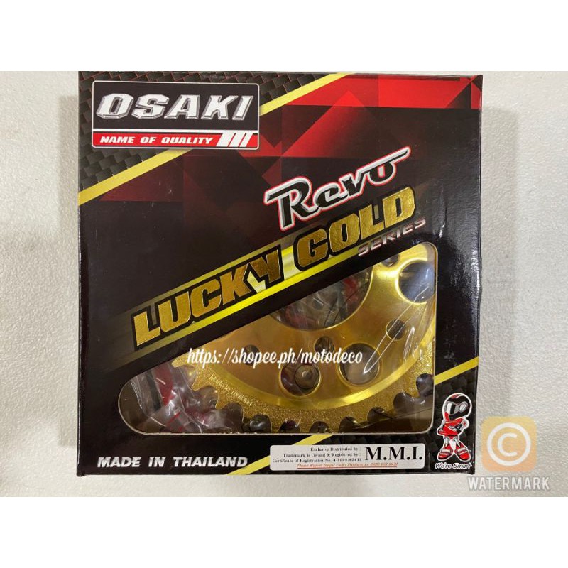 OSAKI CHAIN SET 14/34-420 for SMASH/RAIDER J 115 | Shopee Philippines
