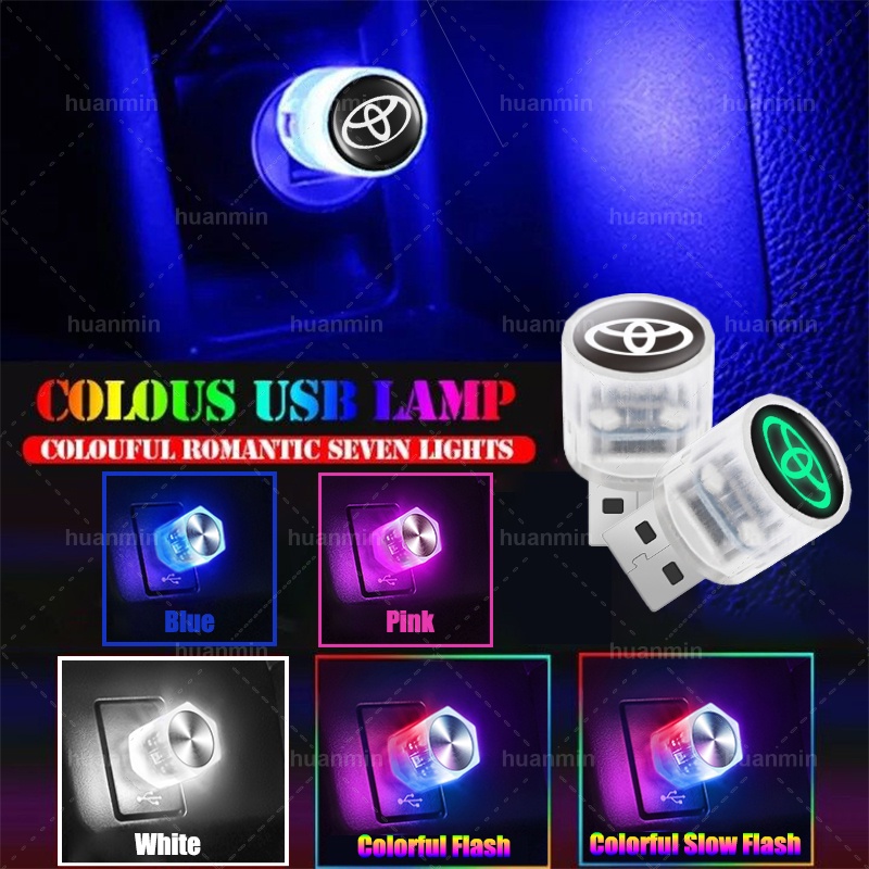 Toyota Mini USB Led Light Car Flashing Atmosphere Light Multifuntion ...
