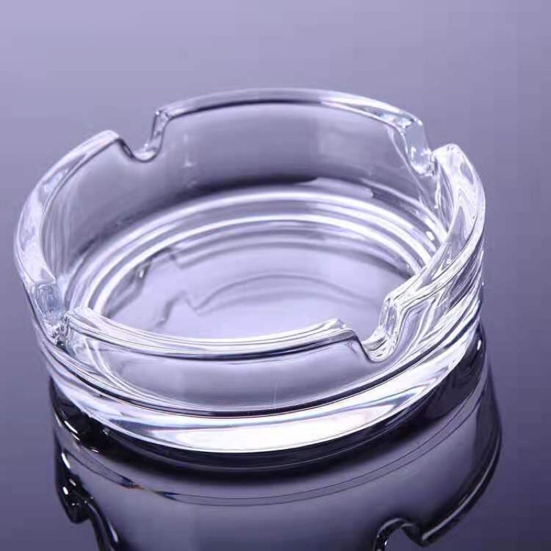 CT Heavy Duty Ashtray Glassware Round Or Square Transparent Ash tray ...