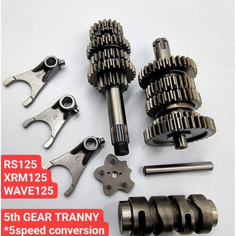PITSBIKE XRM WAVE RS 5TH GEAR TRANSMISSION RACING 5 SPEED TRANNY ...