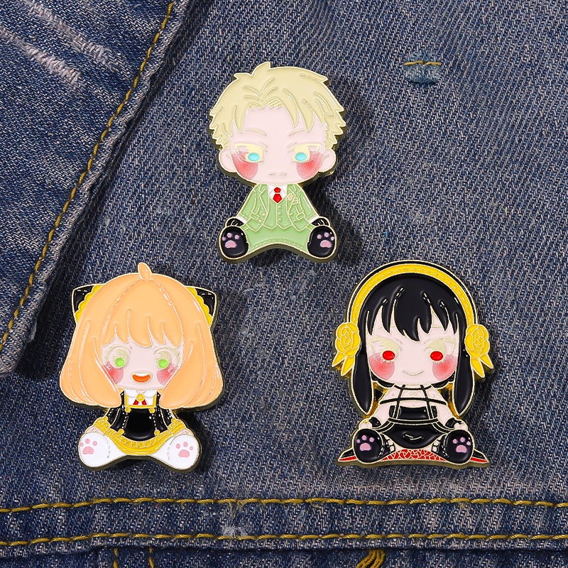 Game SPY X Family Brooch Pin E-sports Intentional Character Enamel ...