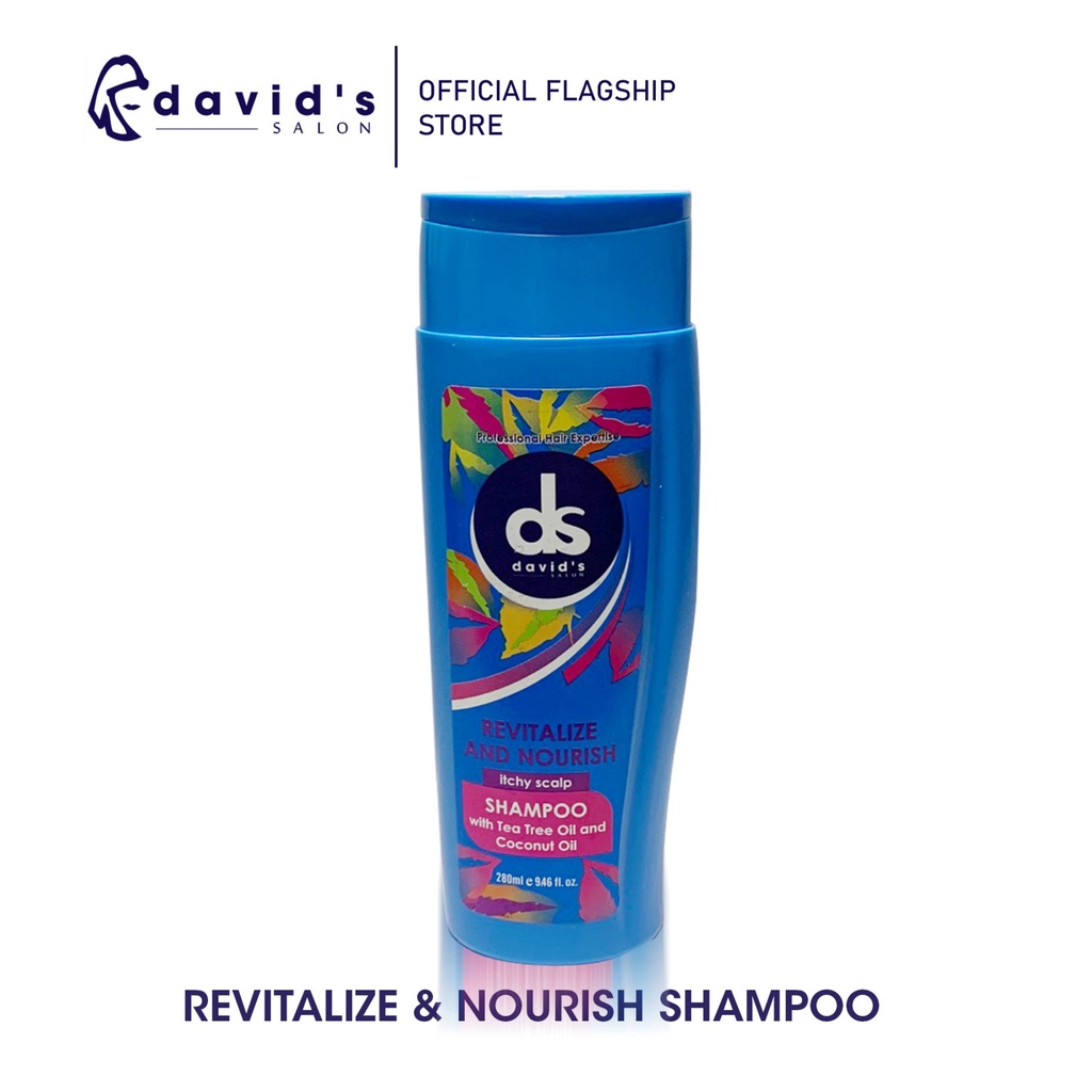 David' Salon Revitalize and Nourish Restore Beauty Shampoo 280 ml (Blue ...
