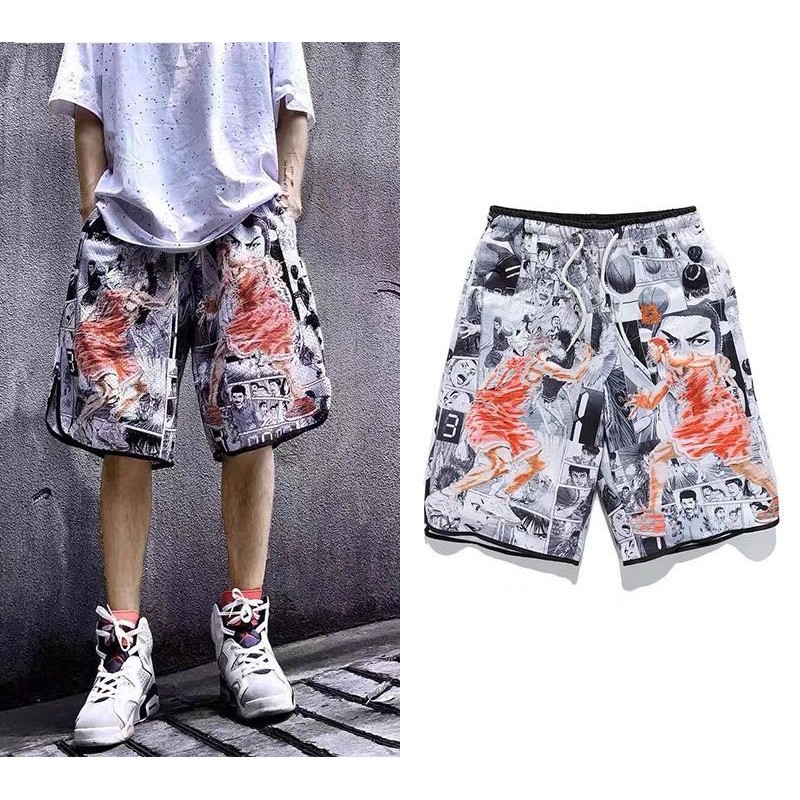 Fashion Slam Dunk Men Shorts with 2Pockets | Shopee Philippines