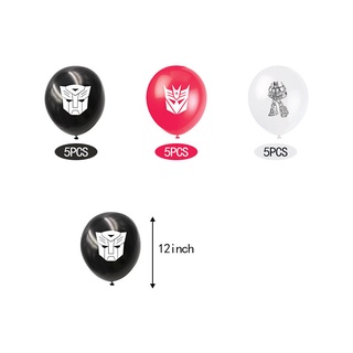 Transformers theme Megatron Bumblebee Optimus Prime Latex Balloons Cake ...