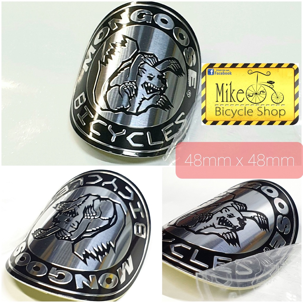 Bicycle Emblem Tag Head Badge Logo Aluminium Decoration Stickers Tag ...