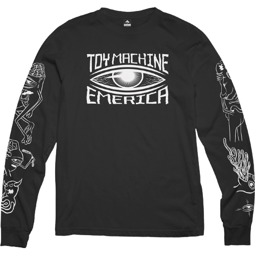 Emerica X Toy Machine Eye Longsleeve (black) | Shopee Philippines