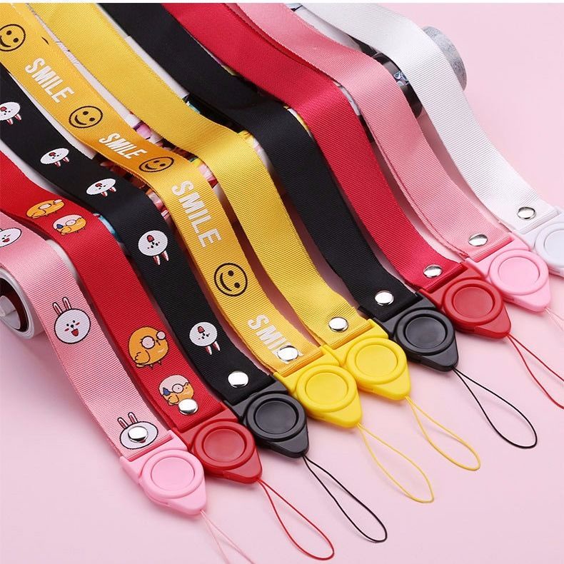 Premium Pattern Lanyard Detachable Strap Key Lace Holder Hand Keychain ...