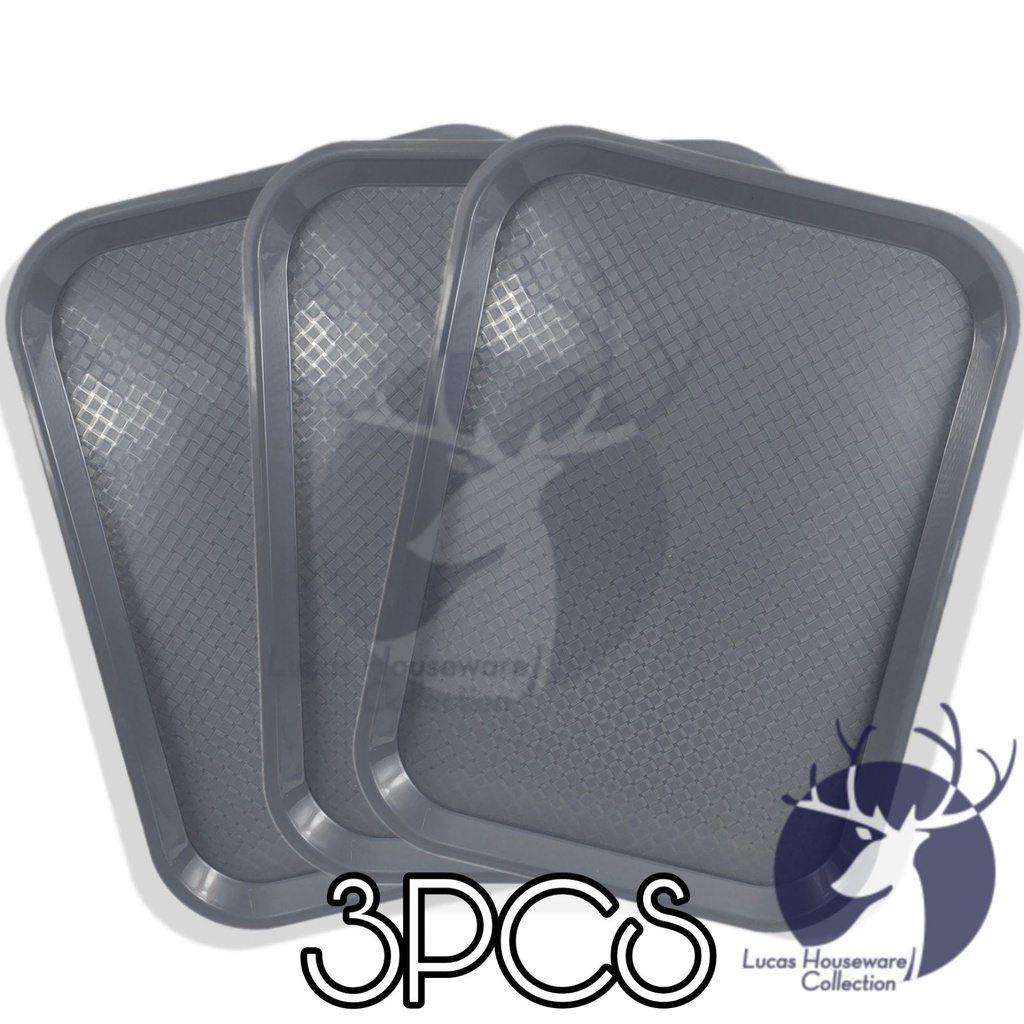 21" PLASTIC FAST FOOD TRAY / FRUIT TRAY / MULTI-PURPOSE TRAY / CANTEEN ...