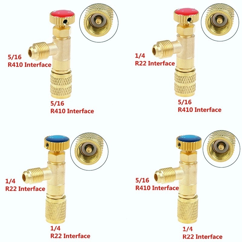 R410A/R22 REFRIGERATION CHARGING VALVE ADAPTER AIR CONDITIONING SAFETY ...