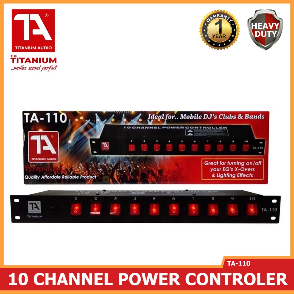Titanium TA110 Power Controller 10 Channel / Titanium Power Controller ...