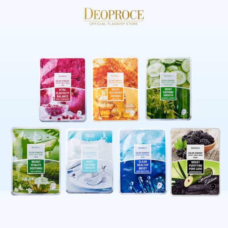 Deoproce Color Synergy Sheet Mask MADE IN KOREA | Shopee Philippines