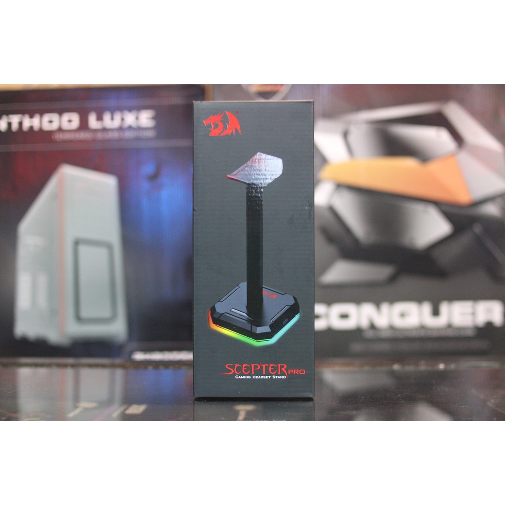 Redragon HA300 | HA312 Scepter Pro Headset Stand RGB Backlit Gaming ...