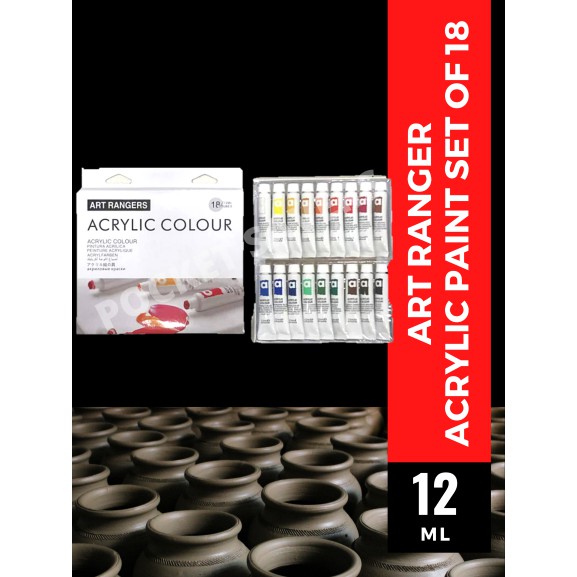 ART RANGERS Acrylic Paint Sets 12 mL (Colors, Paints, Painting, Tube ...