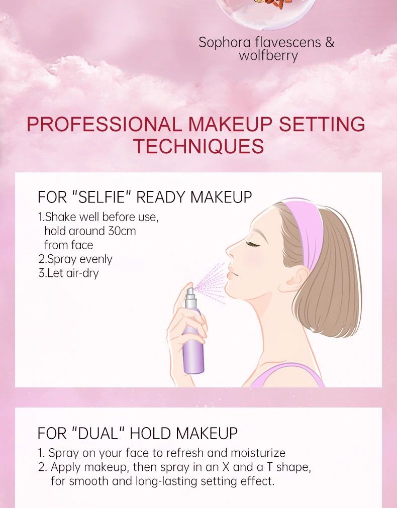 ZEESEA Makeup Setting Spray Water Long Lasting Oil Control Matte Tone ...