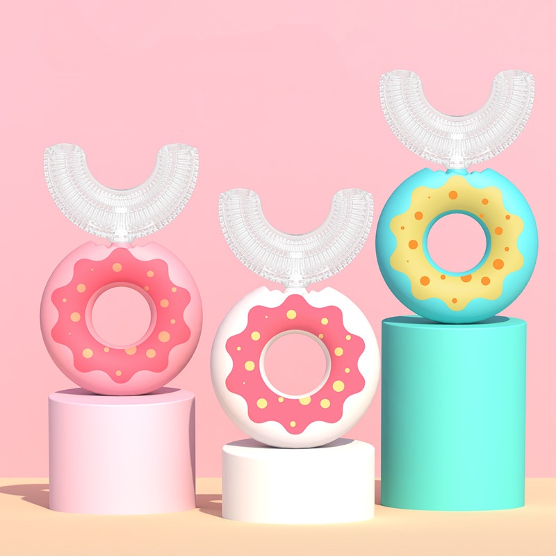 SEASUN Ocean Star Baby Toothbrush 360 Degree U-Shaped Child Teethers ...