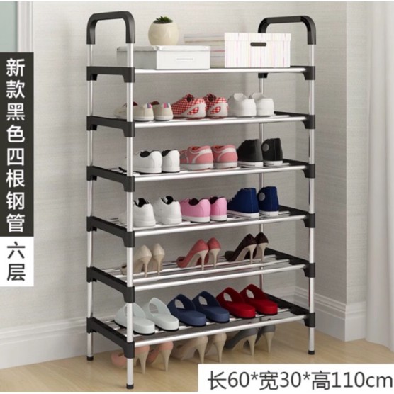 Mr.Dolphin #6 Layer shoe rack/ Tier Colored stainless steel Stackable ...