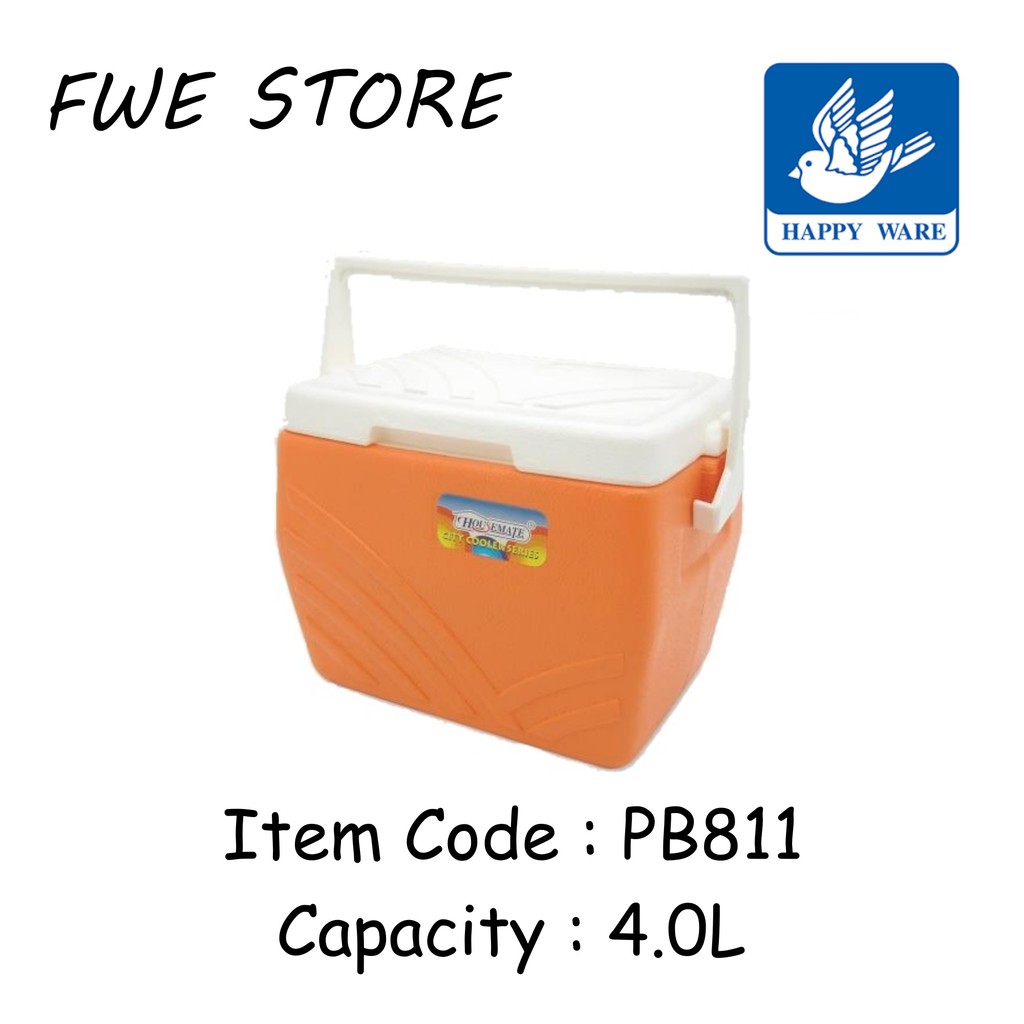 Happyware 4L Cool Box / Ice Bucket / Ice Box / Picnic Box / Ice Cream ...