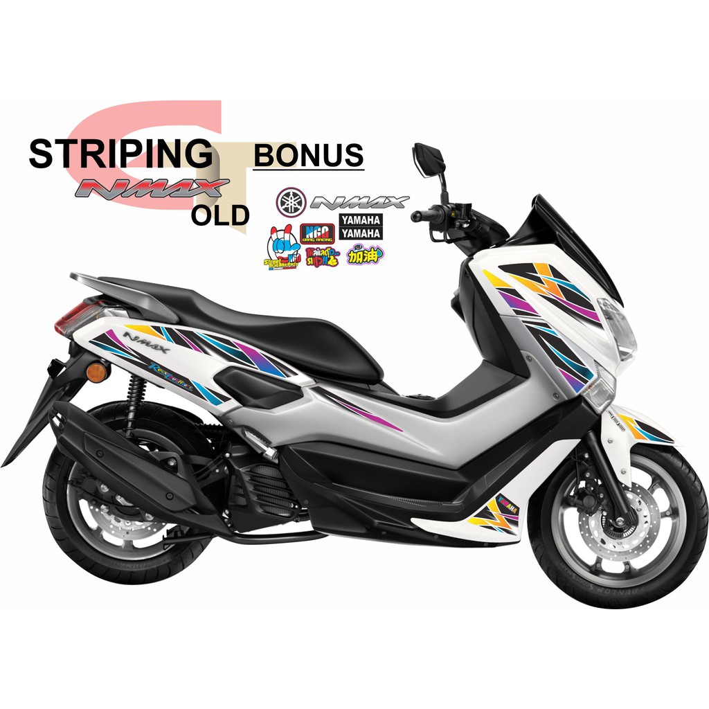 OLD YAMAHA NMAX STICKER STRIPING | Shopee Philippines
