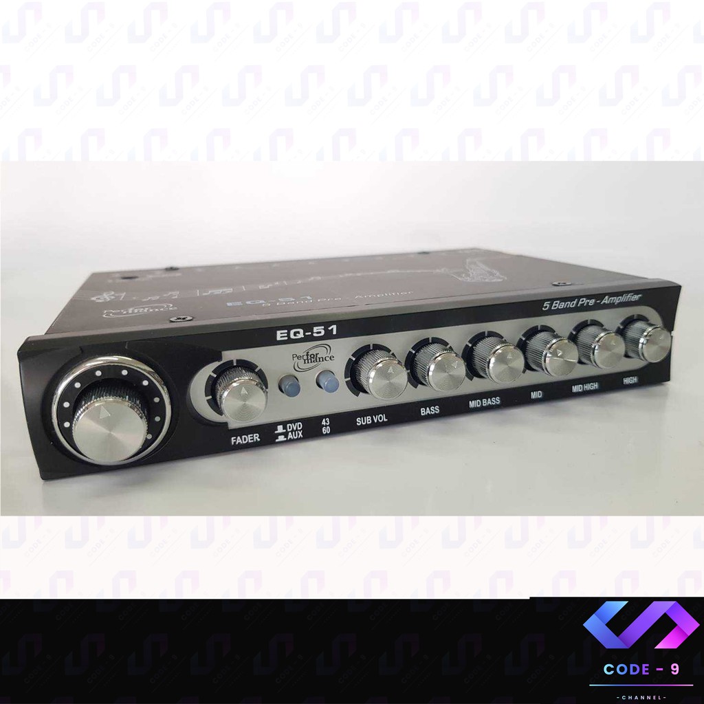PERFORMANCE EQ-51 5 Band Preamp Good Sound Easy To Nest. | Shopee ...