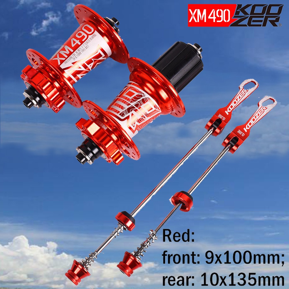 Koozer XM490 Bike Hubs Mountain Bike hubs 4 Bearing 32 Holes Mtb Hubs ...