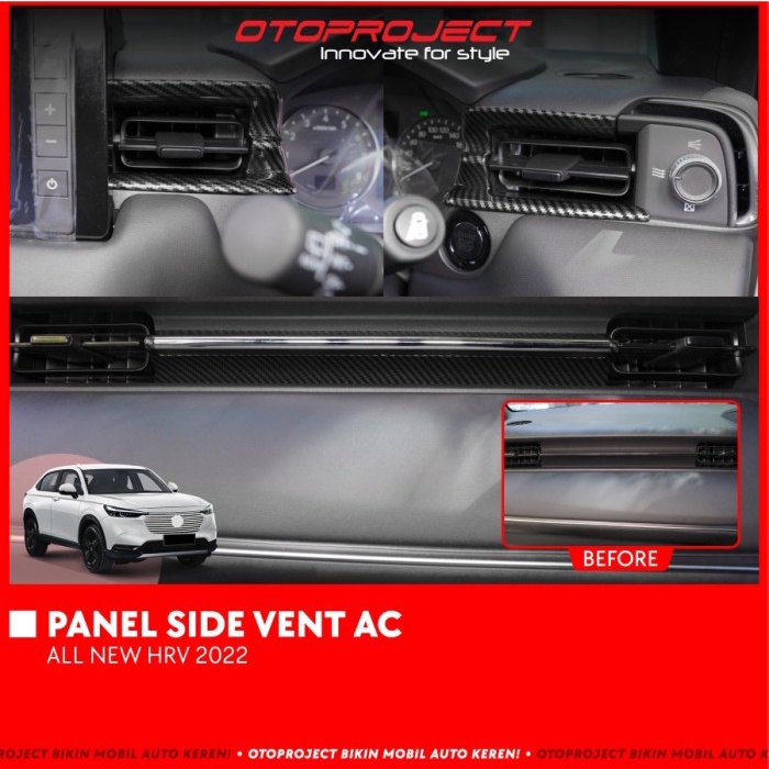 All New HRV 2022 Car AC Side Vent Panel Cover | Shopee Philippines