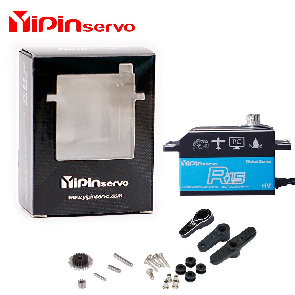 GX YIPIN 10KG 15KG 18KG 20KG Metal Gear High Speed Brushless Short Body ...