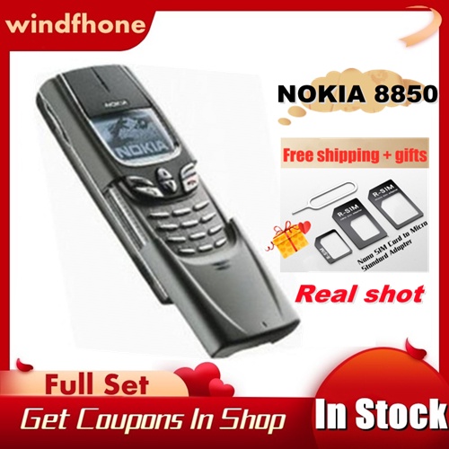 Nokia 8850 Nokia 8850 GSM One Sim card Slide Mobile Phone one year ...