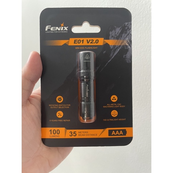 Fenix E01 V2.0 Mini Edc Flashlight | Shopee Philippines