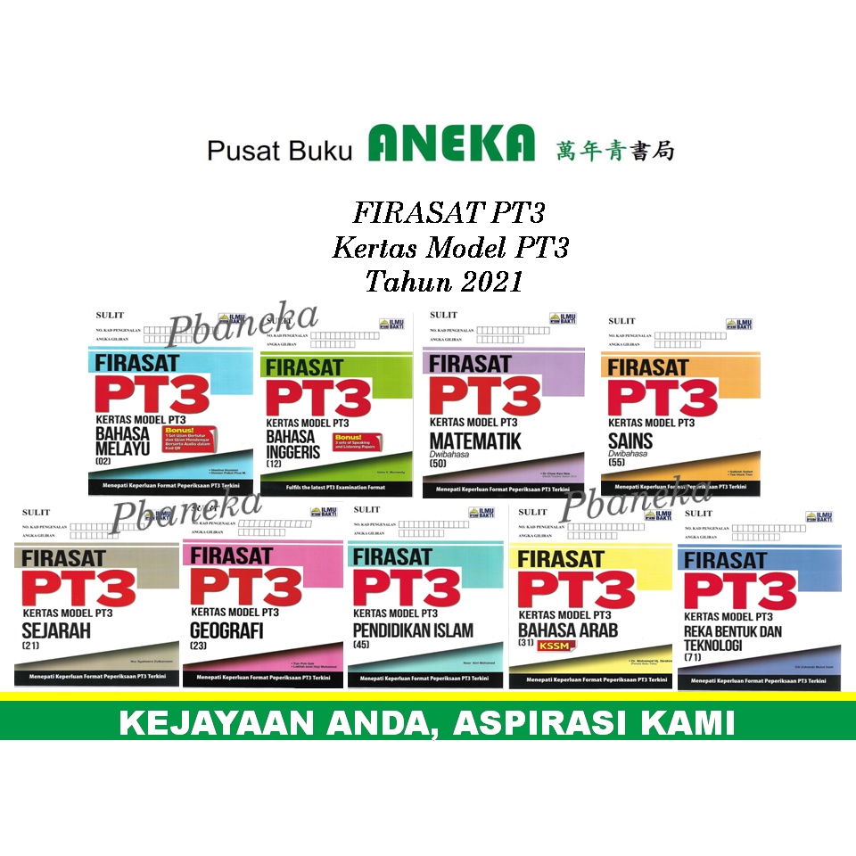 {ANEKA}Training Book: PT3 Firasat Paper Model (2021) | Shopee Philippines