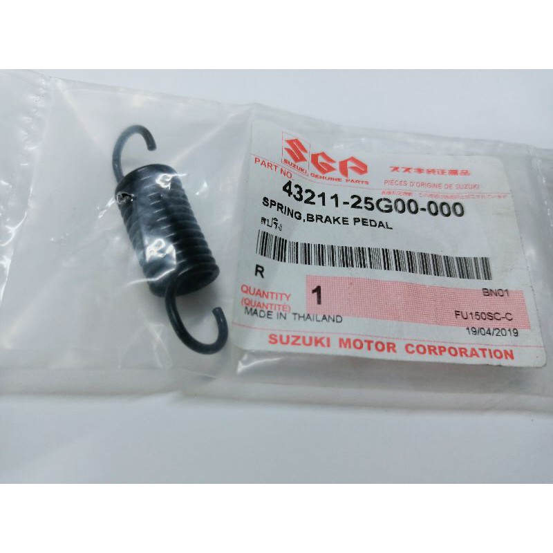 Genuine Suzuki Brake Pedal Spring for Raider 150 Carb type | Shopee ...