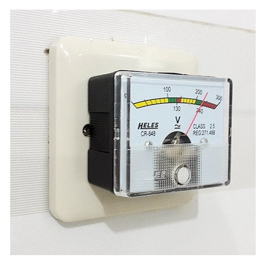 Plug-in Voltmeter 220v Volt meter plug-in 220v analog electric voltage ...