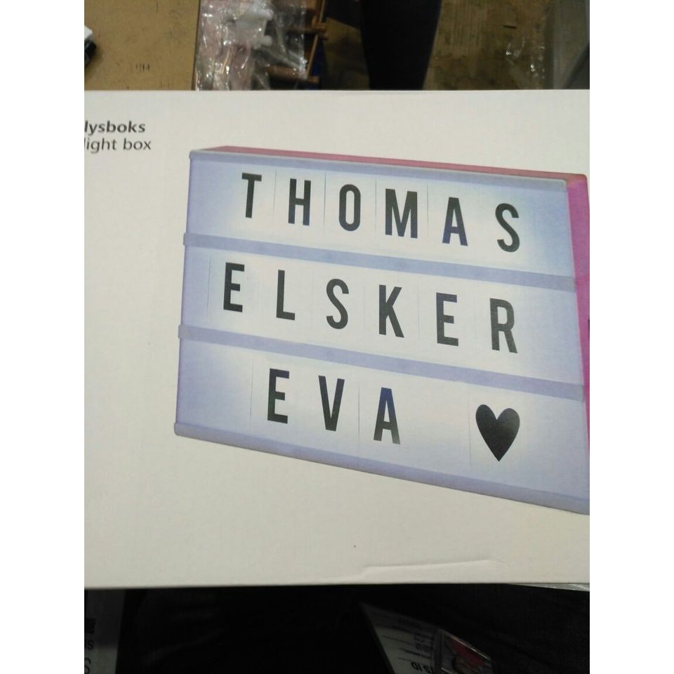 Cinematic LED Light Up Letter Box Cinema House Wedding DIY Message ...