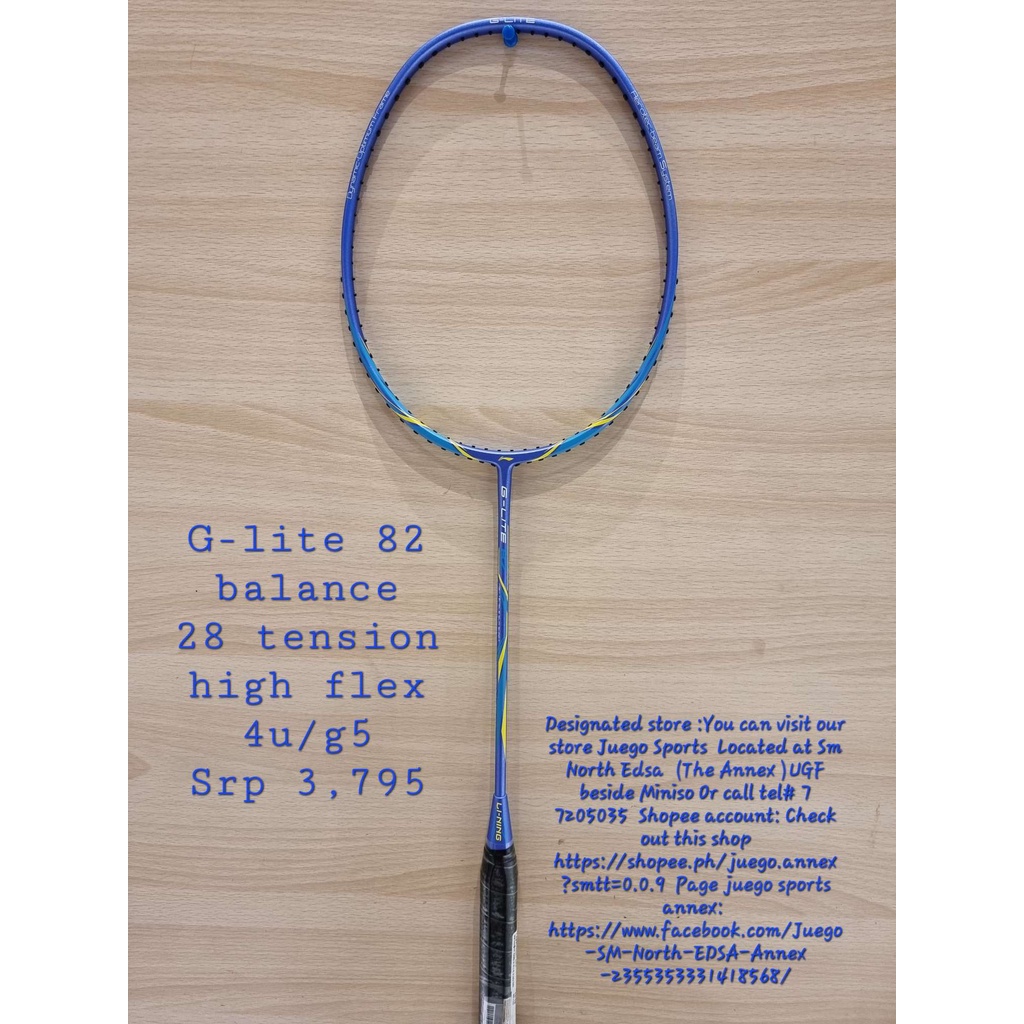 LI-NING G LITE 82 RACKET | Shopee Philippines