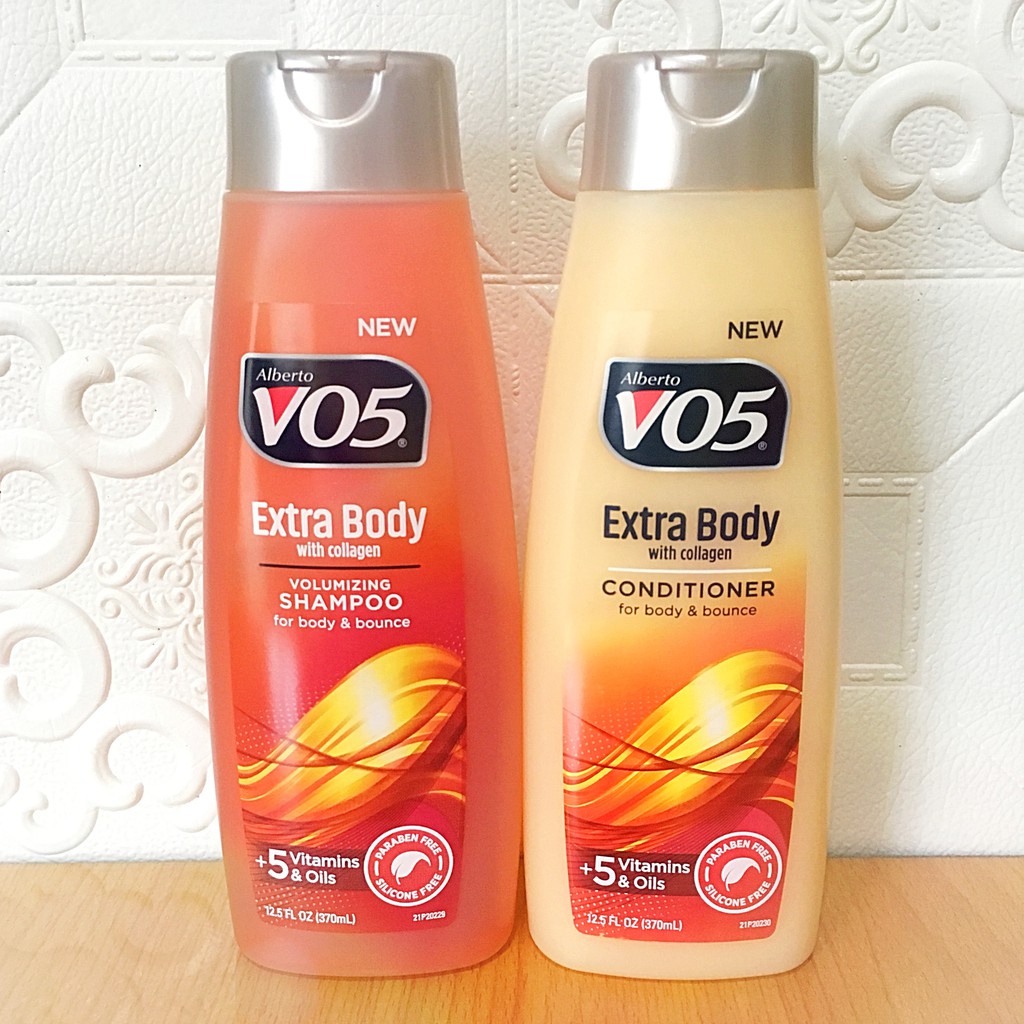 Vo5 370ml Extra Body Volumizing Shampoo Cgm Conditioner With Collagen