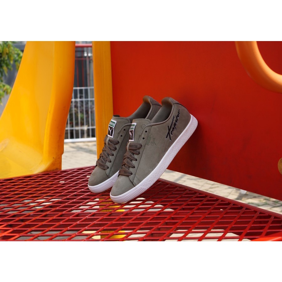 Puma CLYDE x TRAPSTAR Burnt Olive ORIGINAL 100% | Shopee Philippines