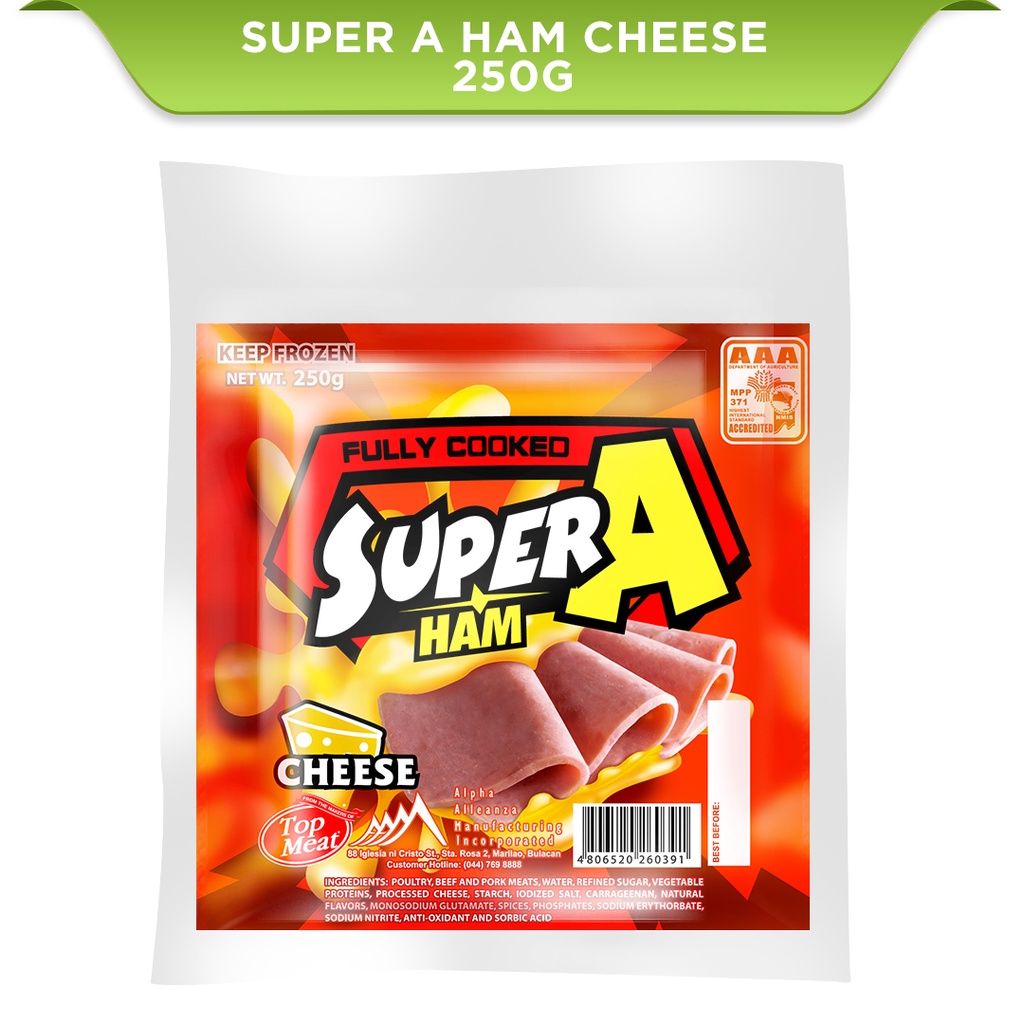 Super A Ham and Cheese 250g | Shopee Philippines