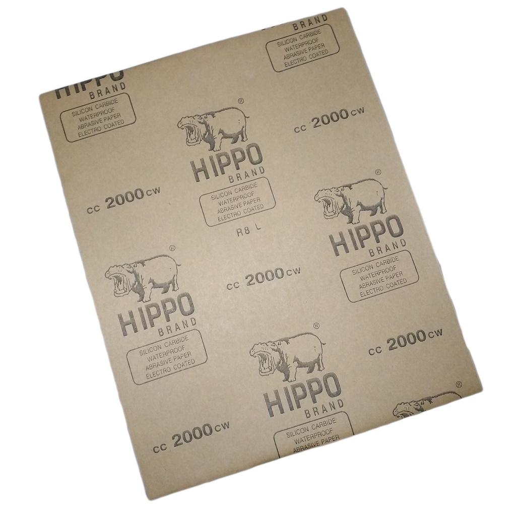 HIPPO SAND PAPER GRIT 2000 SANDPAPER ( PRICE PER PIECE ) | Shopee ...