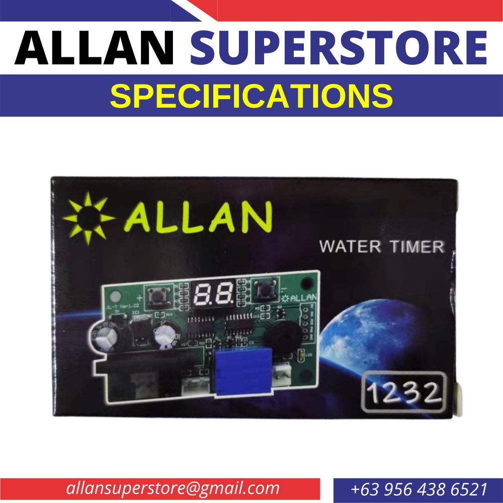 Allan Superstore Water Timer 1232 for Automatic Tubig Machine / Vendo ...