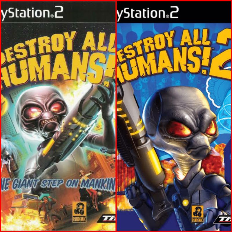PS2 PlayStation 2 Games Destroy All Humans Series (Read Description ...