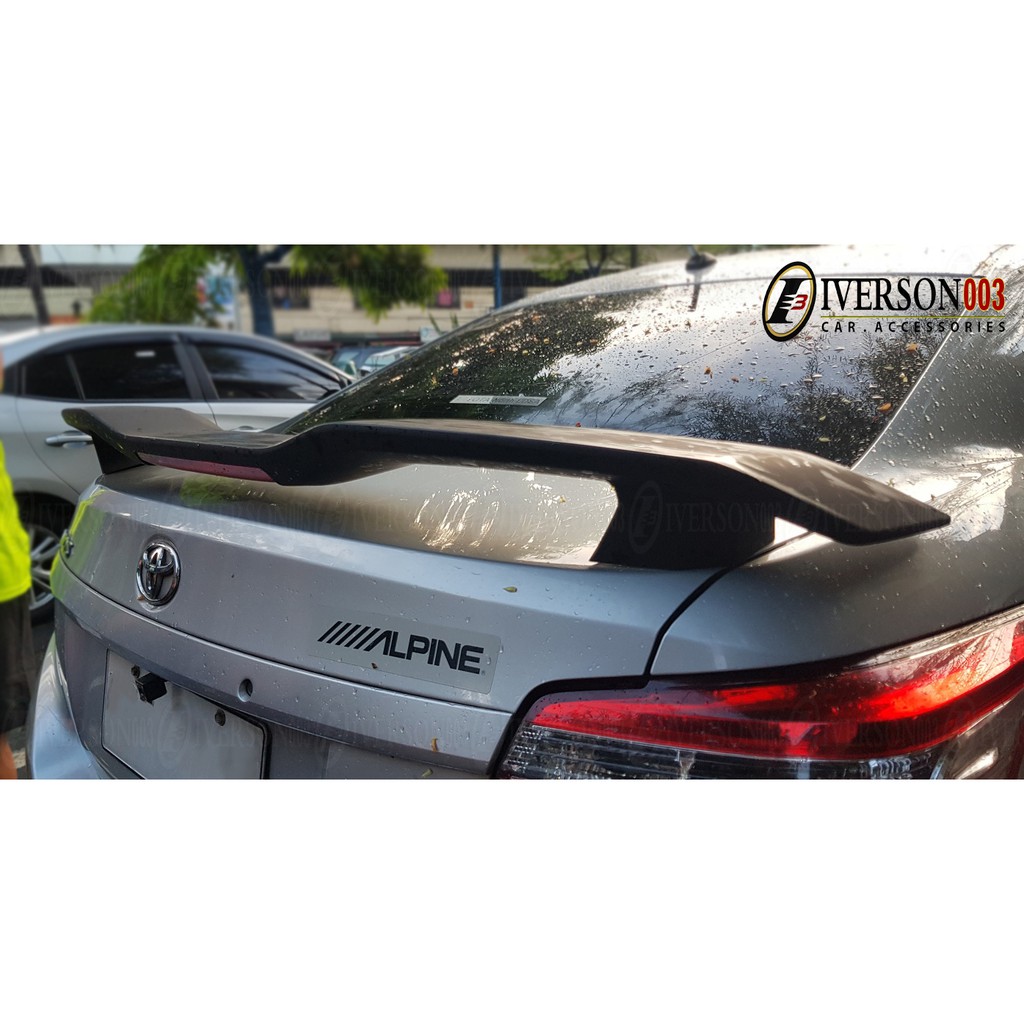 Modulo Spoiler with Brakelight for Toyota Vios 2014 to 2018 | Shopee ...
