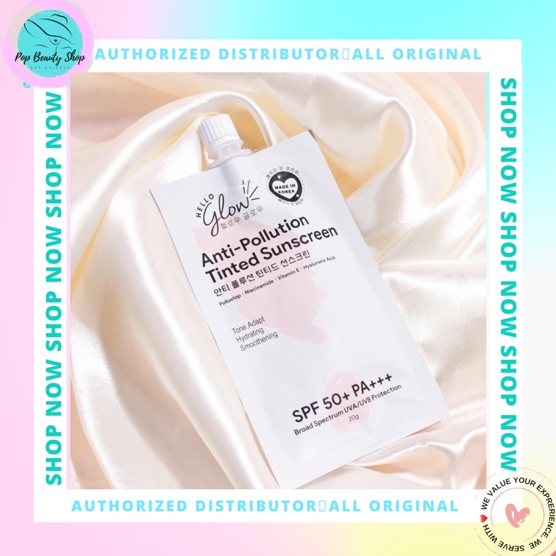 Hello Glow Anti Pollution Tinted Sunscreen 20g | Shopee Philippines