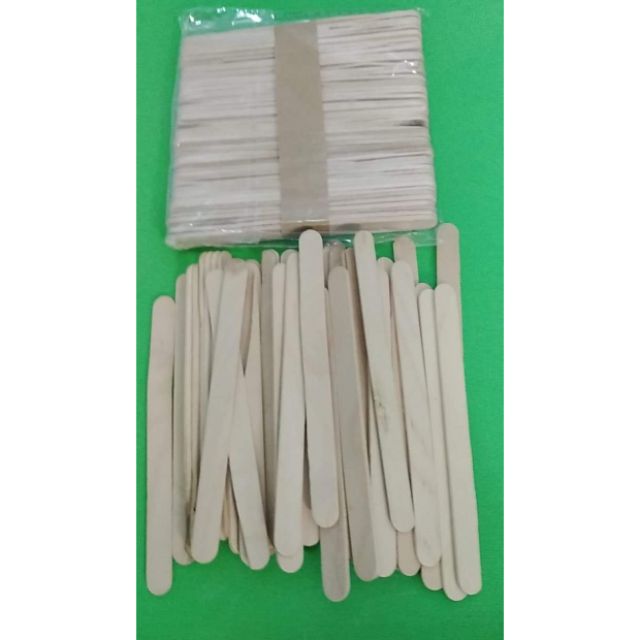 Popsicle sticks wooden plain/colored 1 pack (50pcs) | Shopee Philippines