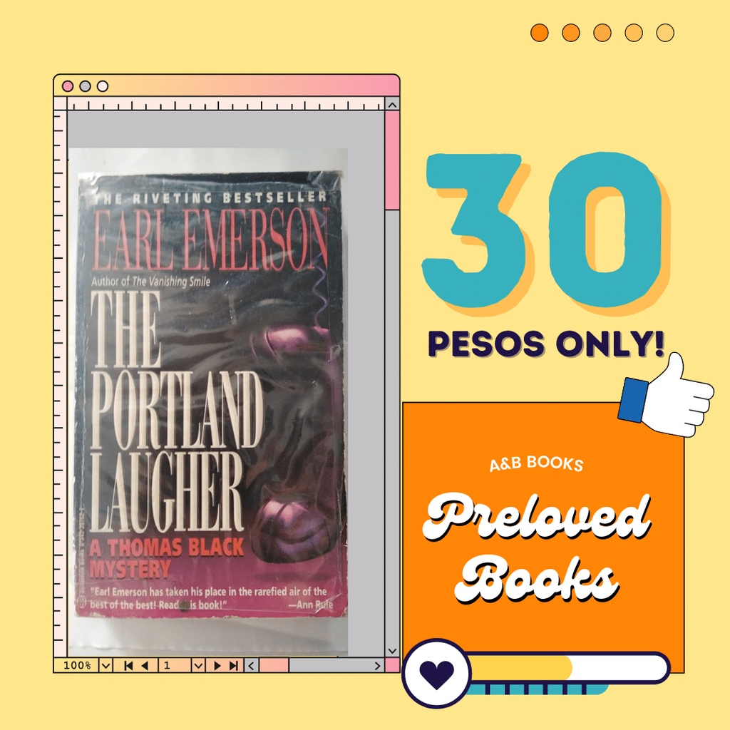 The Portland Laugher by Earl Emerson (PAPERBACK, PRE-LOVED) | Shopee ...