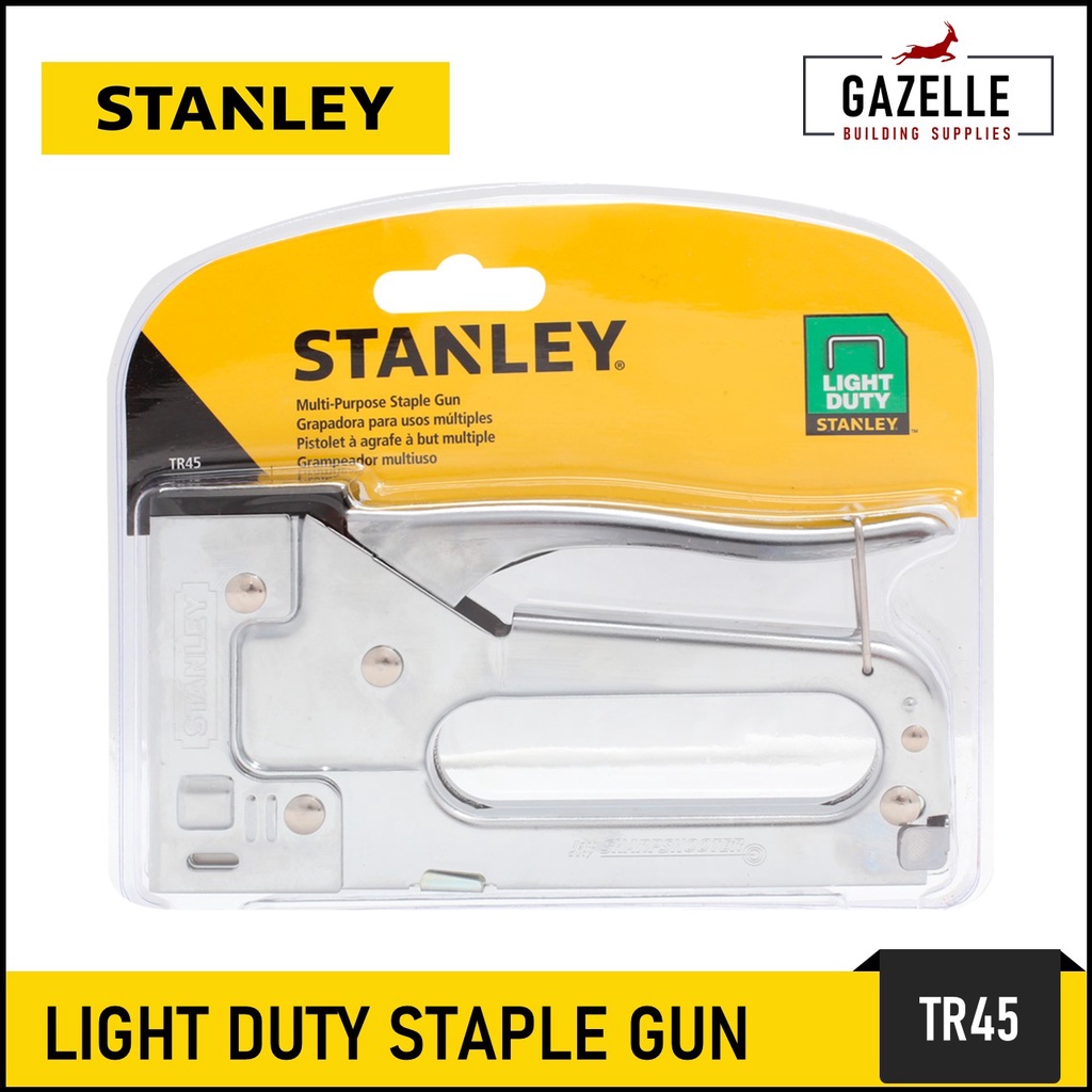 Stanley Staple Gun Light Duty Multi-purpose Gun Tacker - TR45 | Shopee ...