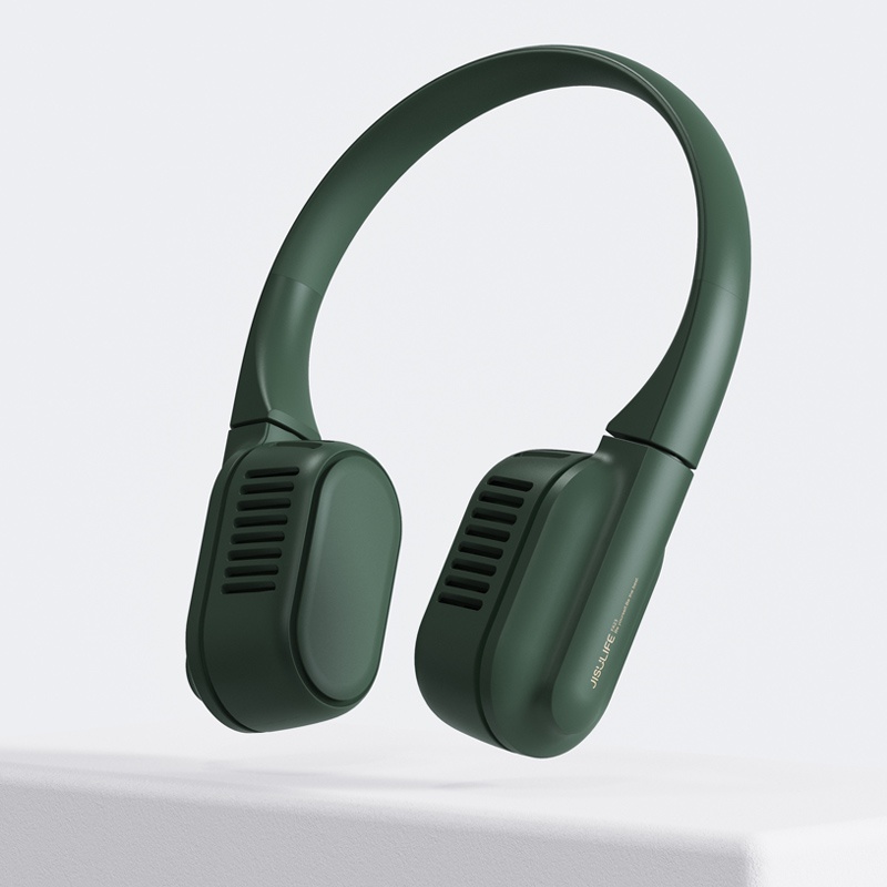 JISULIFE FA12 Innovative Dual Turbine Bladeless Neck Fan 360° full ...