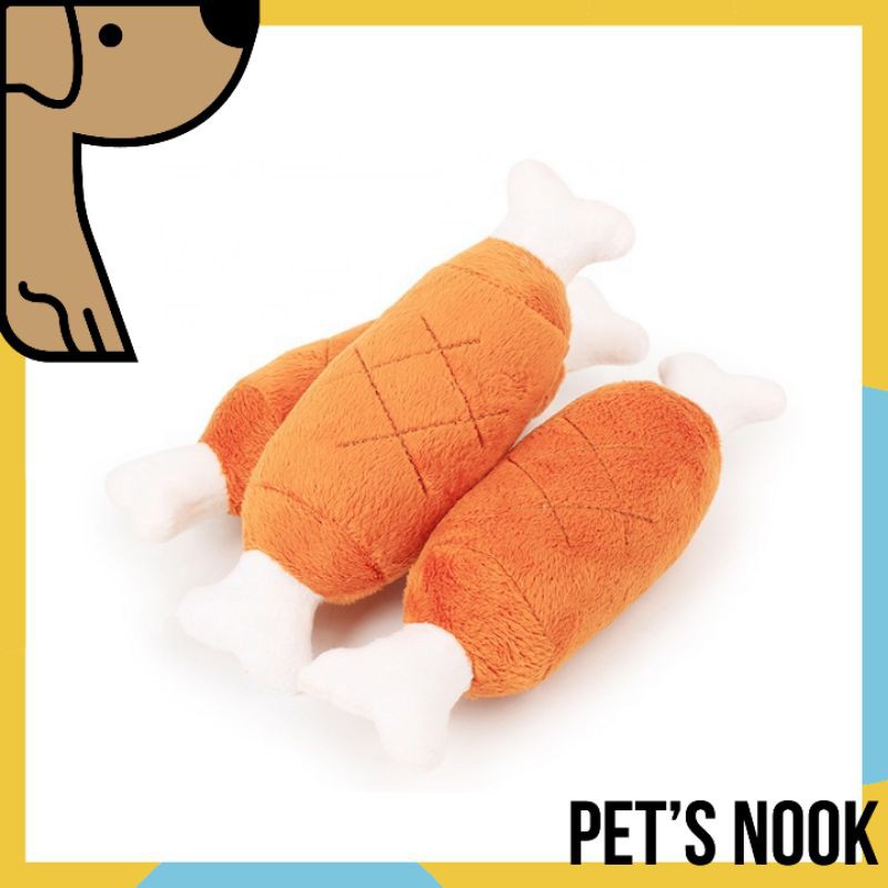 Meat Bone Plushee Dog Chew Toy High Quality | Shopee Philippines