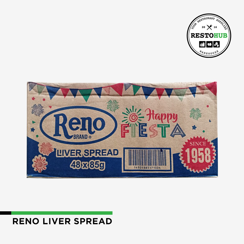 Reno Liver Spread 85g (1 Box -48pcs ) | Shopee Philippines