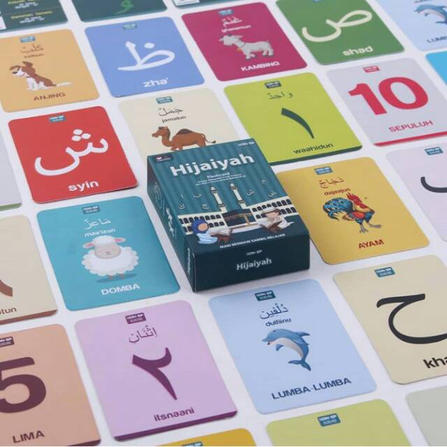 Hijaiyah Flash Cards For Kids Learning To Play Cards | Shopee Philippines