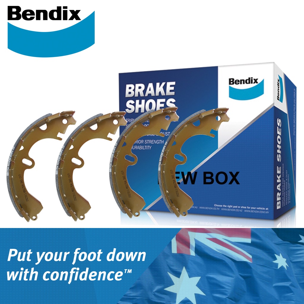 Bendix Brake Shoe DS2311/BS1704 Set for Toyota Corolla 1989-2001 | Shopee Philippines