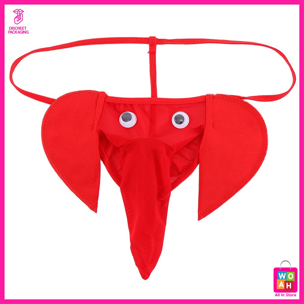 WOAH Sexy Mens G-String Thong Elephant Underwear | Shopee Philippines